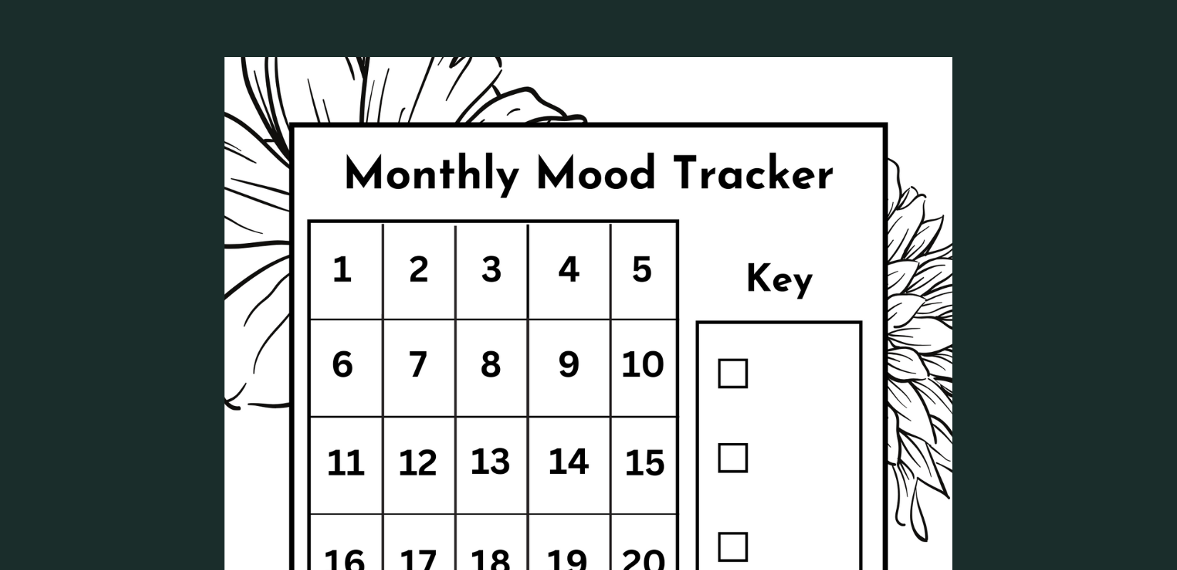 Benefits of a Monthly Mood Tracker Printable (With Free PDF) - Marian Krick